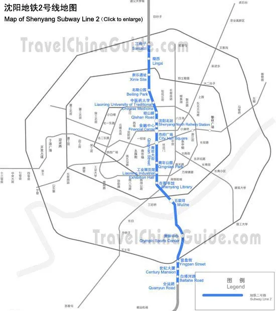 Shenyang Subway Maps: Metro Routes, Stations