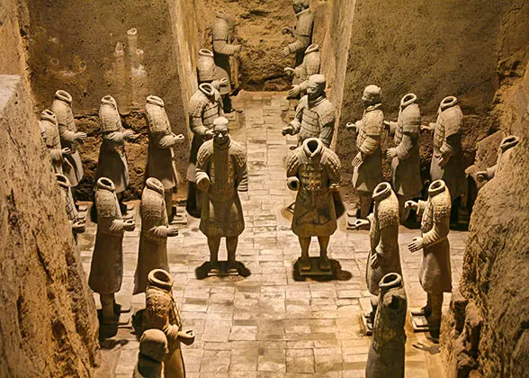 Terracotta Warriors Pit 3, Xi'an - The Command Center