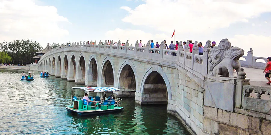 Seventeen-Arch Bridge, The 17 Arch Bridge - Summer Palace, Beijing China