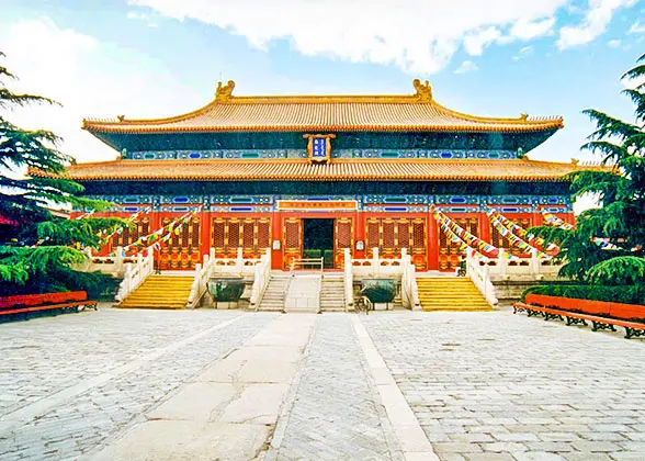 Hall for Ancestry Worship，Fengxiandian, Beijing Forbidden City