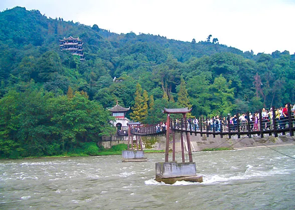 Dujiangyan Irrigation System, Sichuan: Map