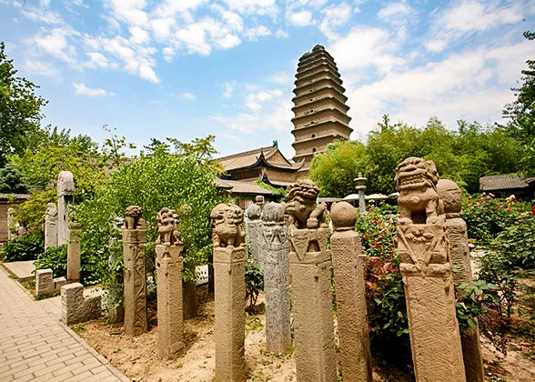 Small Wild Goose Pagoda, Jianfu Temple, Xi'an Museum